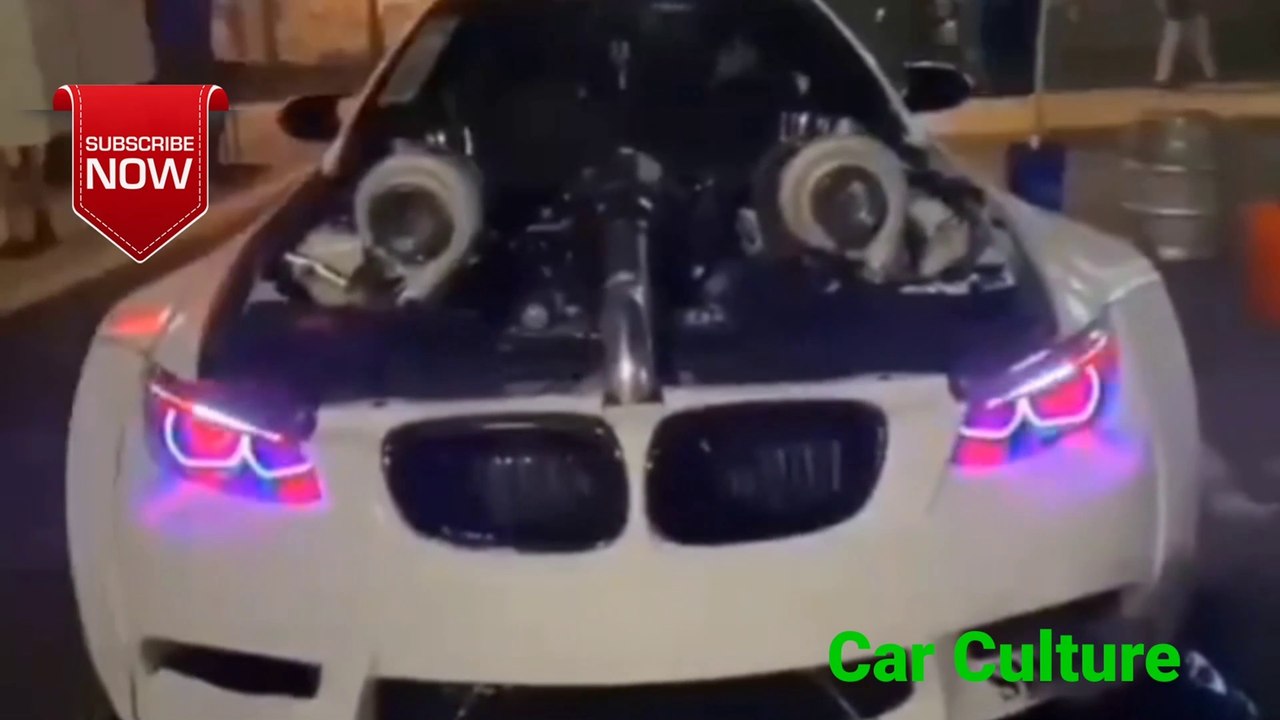 BMW exhaust flame twin turbo engine - video Dailymotion