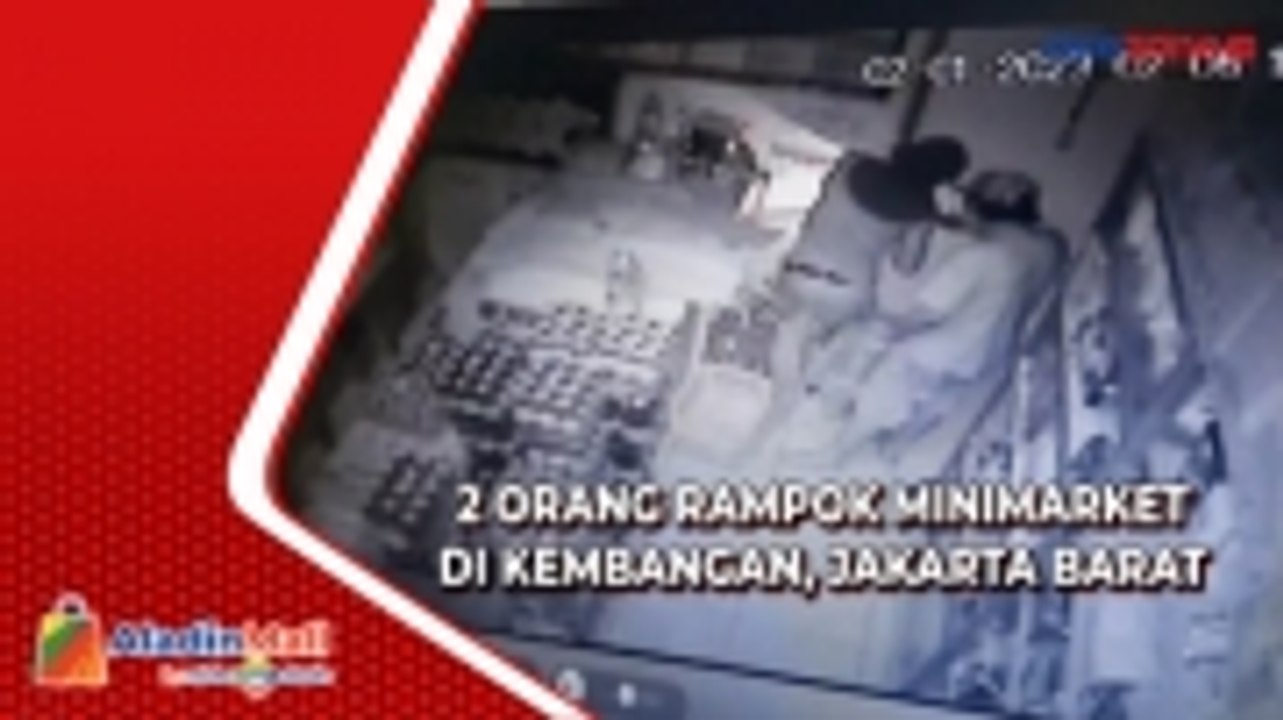 Aksi Perampokan Minimarket di Jakarta Barat Terekam CCTV - video Dailymotion