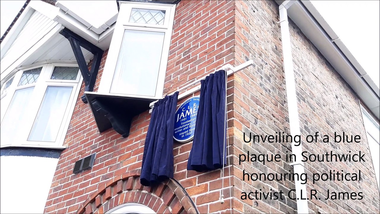 Unveiling of a blue plaque in Southwick honouring political activist ...