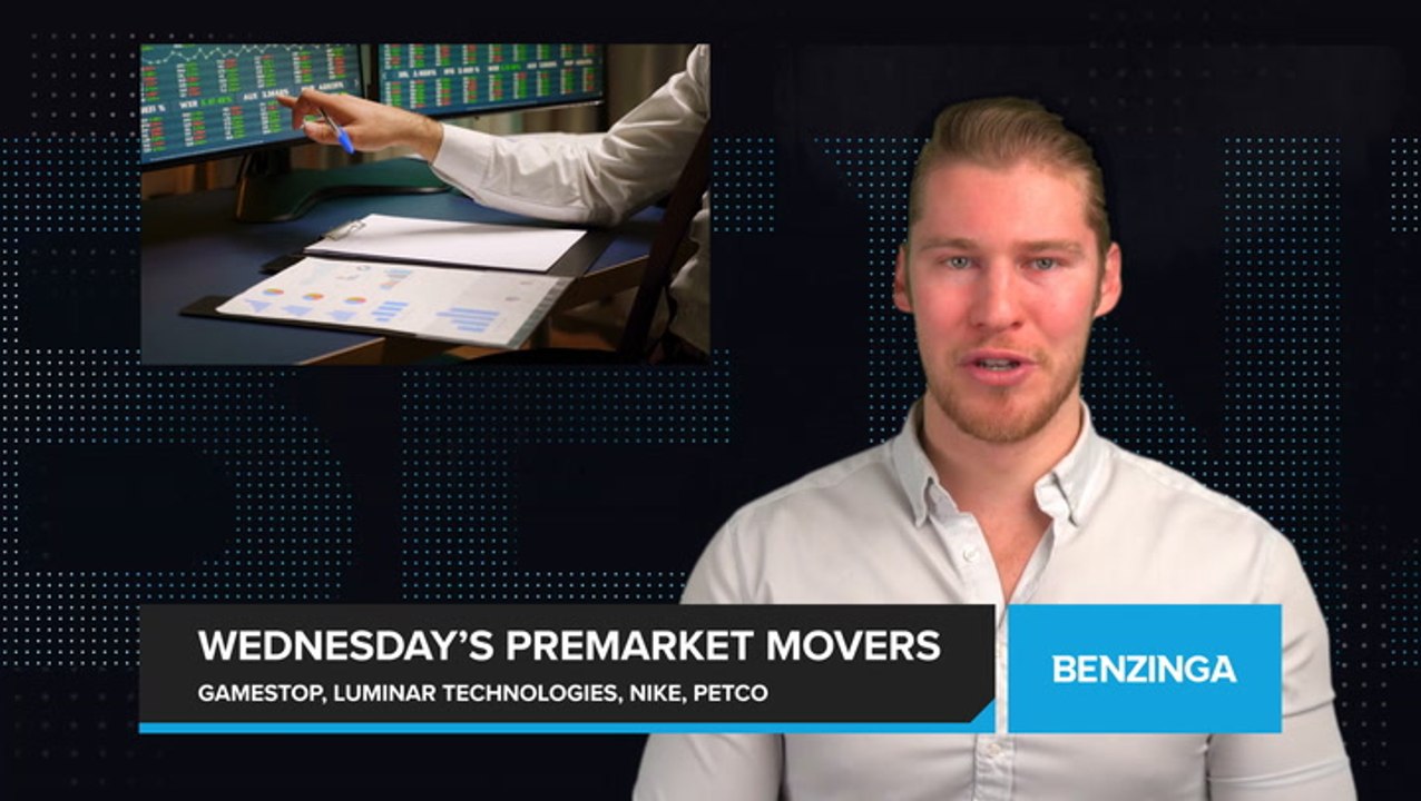 Wednesday’s Premarket Stock Moves: GameStop, Luminar Technologies, Nike ...