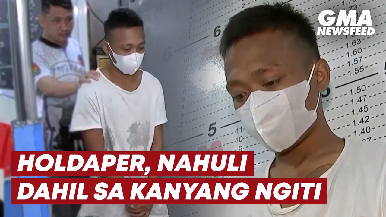 Holdaper, nahuli dahil sa kanyang ngiti | GMA News Feed - video Dailymotion