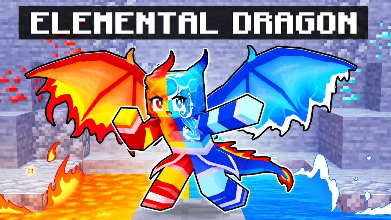 Playing as an ELEMENTAL DRAGON in Minecraft! - video Dailymotion