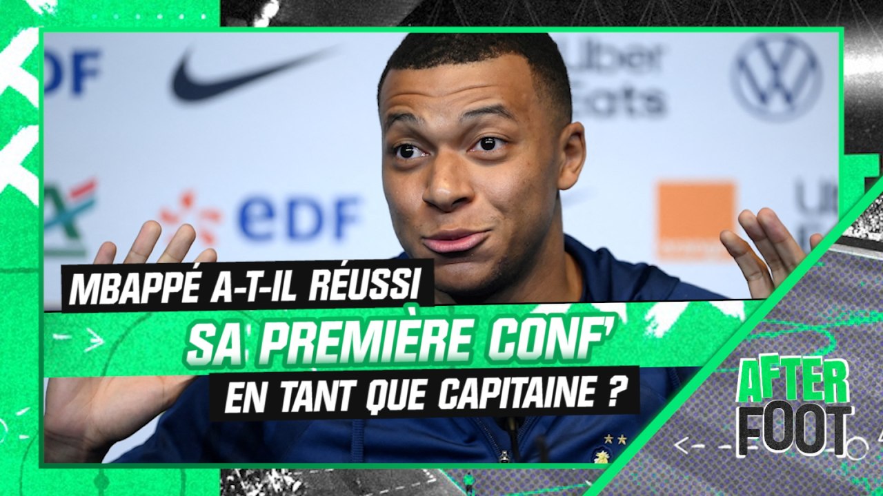 Equipe de France : Mbappé a-t-il réussi sa première conférence de presse en tant que capitaine ...