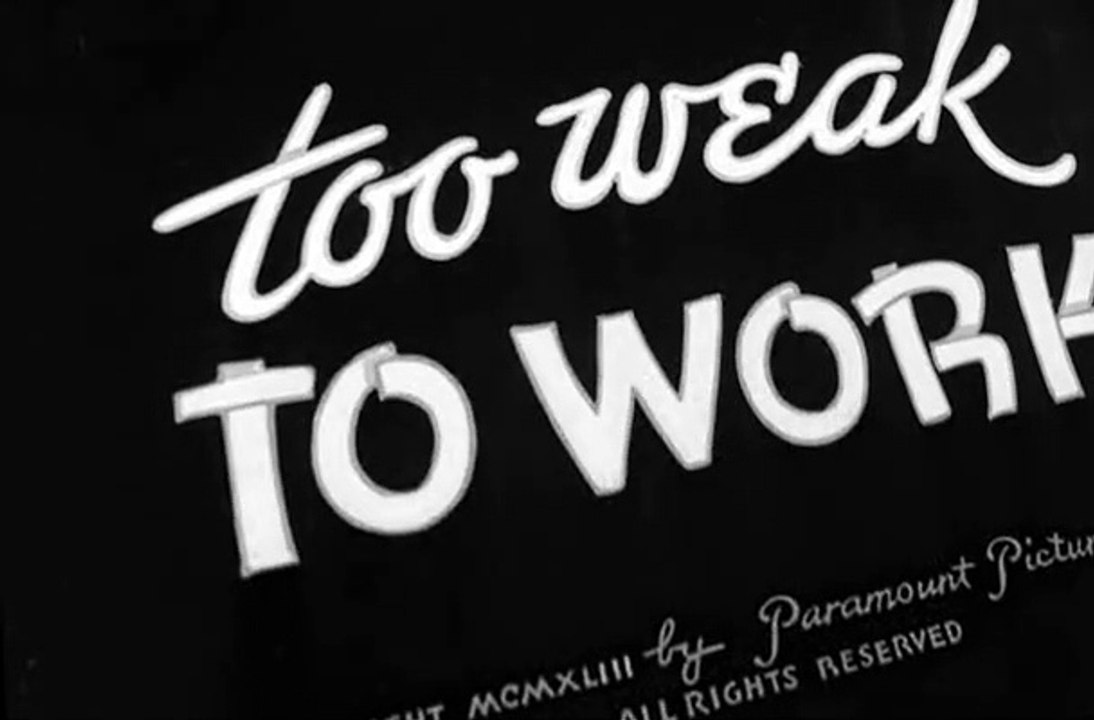 Popeye the Sailor Popeye the Sailor E117 Too Weak to Work - video ...