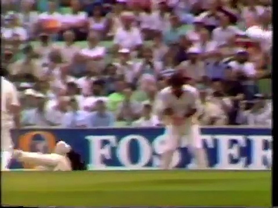 1990 England v India 3rd Test Day 1 August 23rd at The Oval 1990 ...
