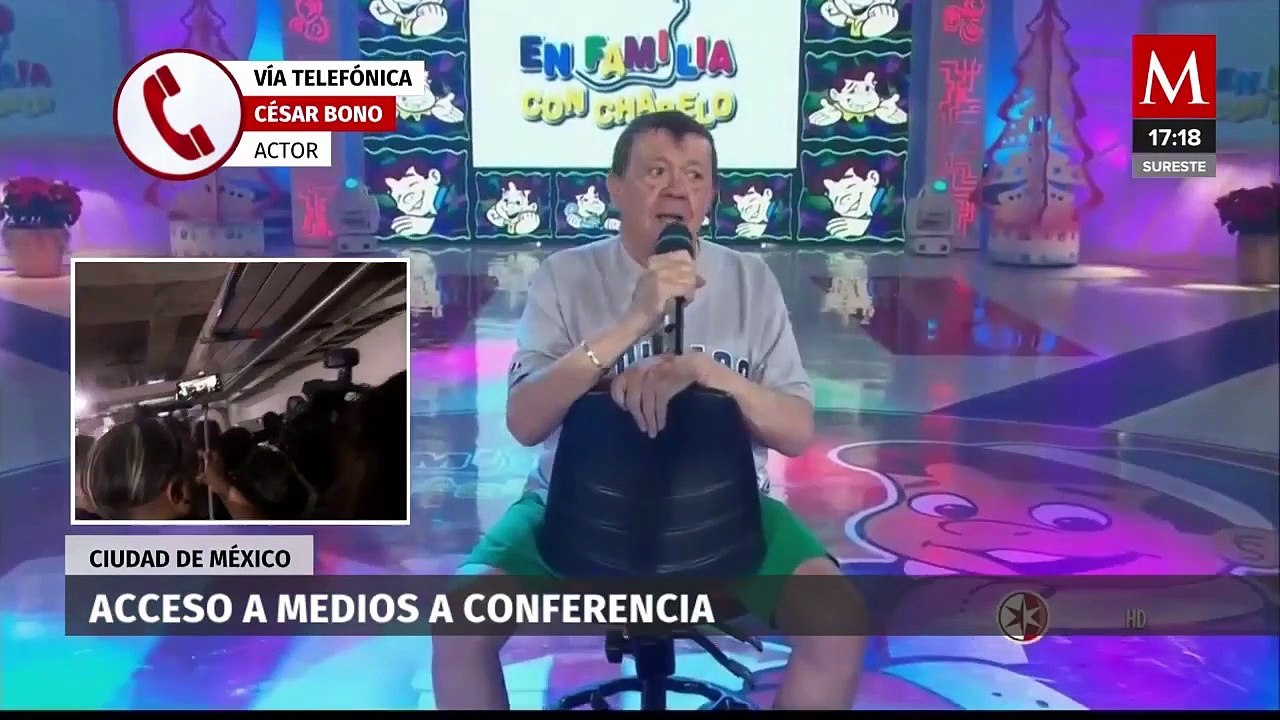 César Bono reacciona a la muerte de 'Chabelo': "Me duele mucho" - Vídeo ...