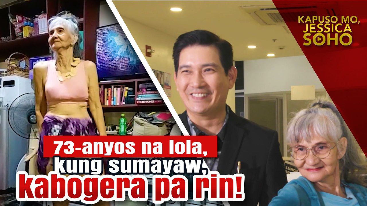73-anyos na lola, kabogera pa rin kung sumayaw! | Kapuso Mo, Jessica ...