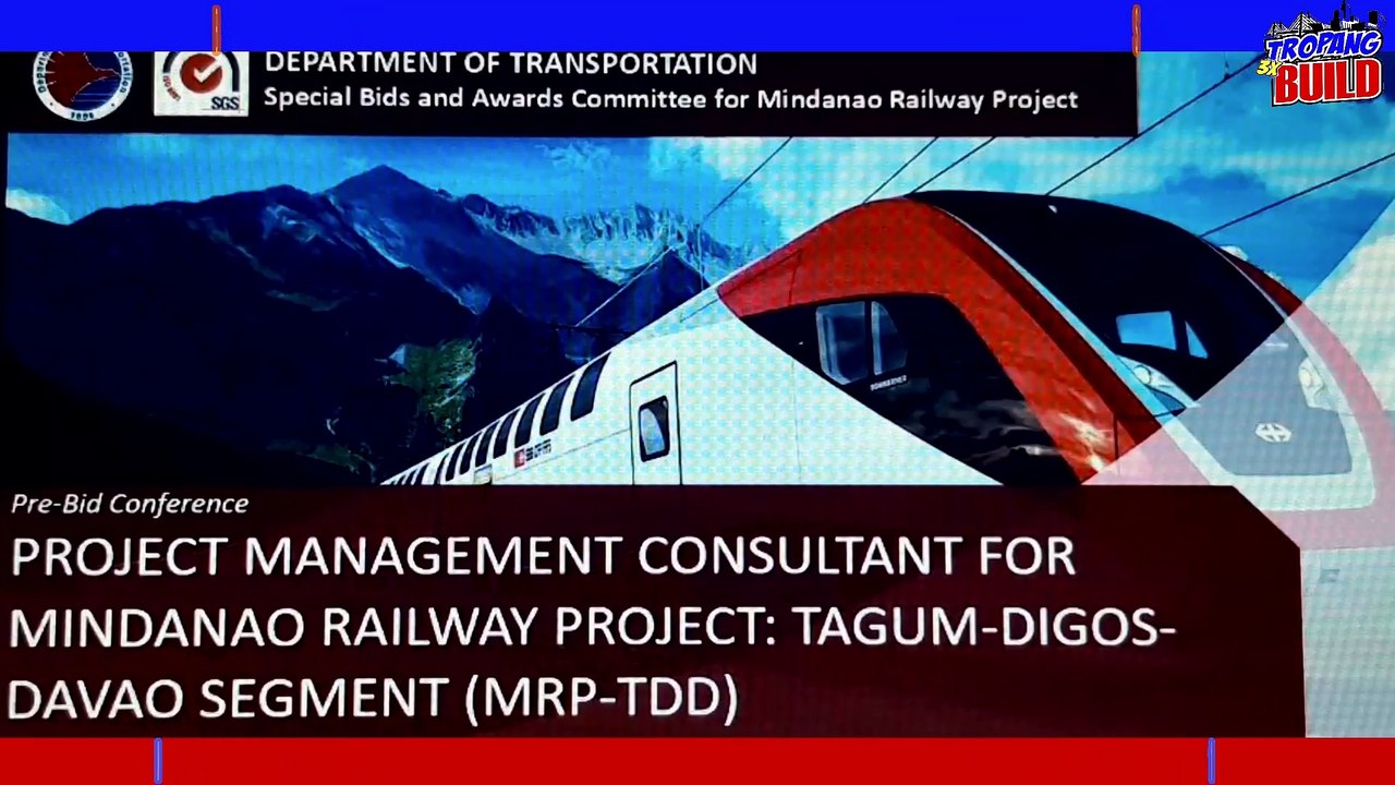 Mindanao Railway Project - Phase 1 - video Dailymotion