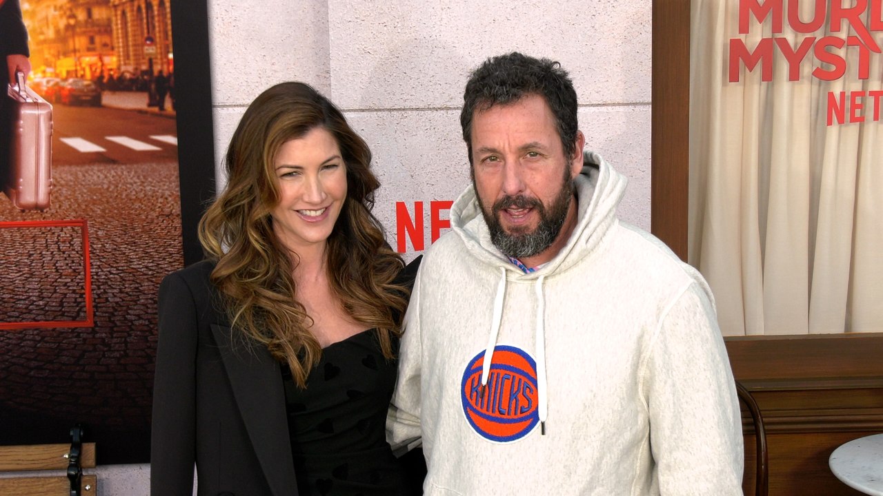 Jackie Sandler and Adam Sandler "Murder Mystery 2" Los Angeles Premiere ...