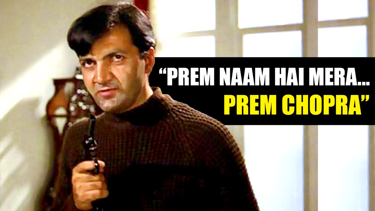 Story Behind Famous Dialogue "Prem Naam Hai Mera...Prem Chopra" - video ...
