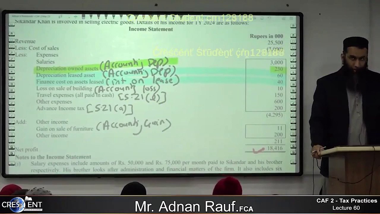 CAF-2 || Lecture 60 || Tax | sir Adnan Rauf | 2023 - video Dailymotion