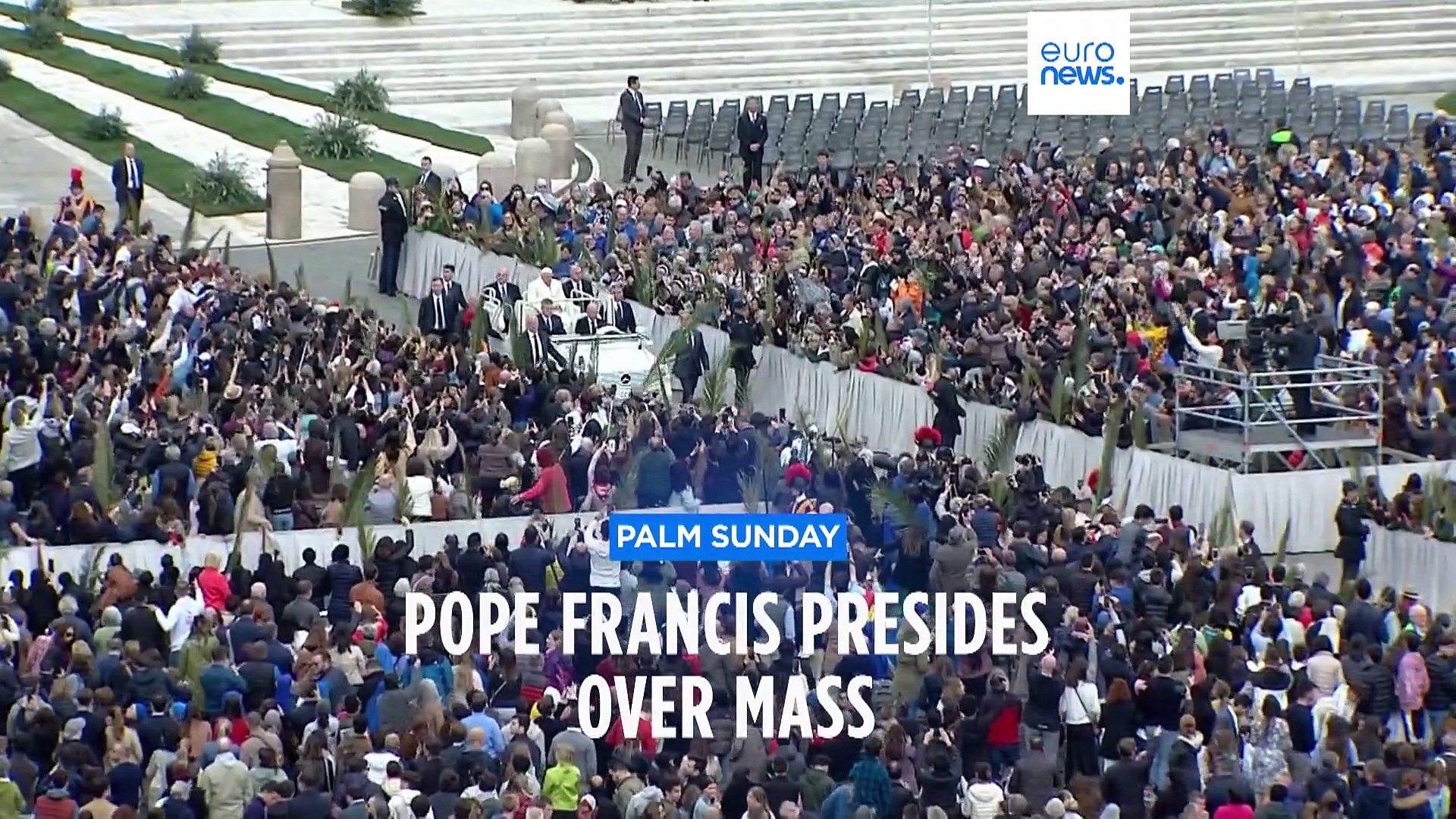 Pope Francis defends the "marginalised" at Palm Sunday mass a day after ...