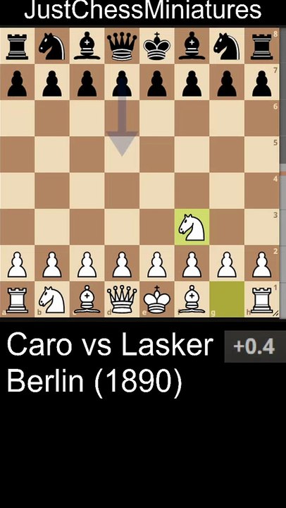 Horatio Caro beat down Emanuel Lasker - video Dailymotion
