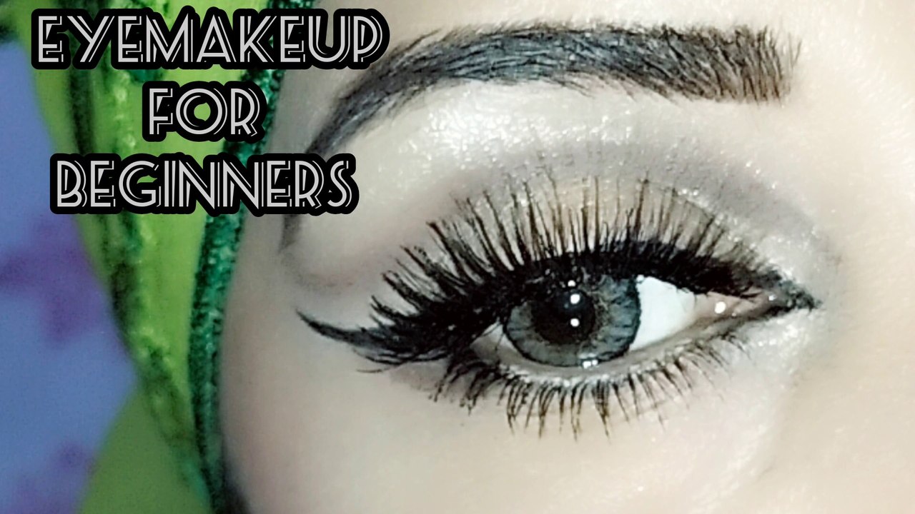 Eyemakeup for Beginners Soft and Simple eye makeup Tutorial with winged ...