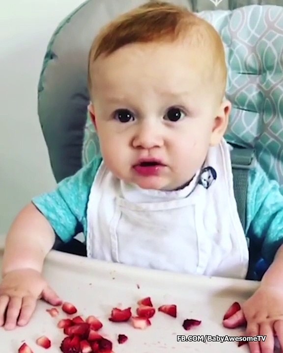 Baby Trying Fruits And Vegetable First Time - Vidéo Dailymotion