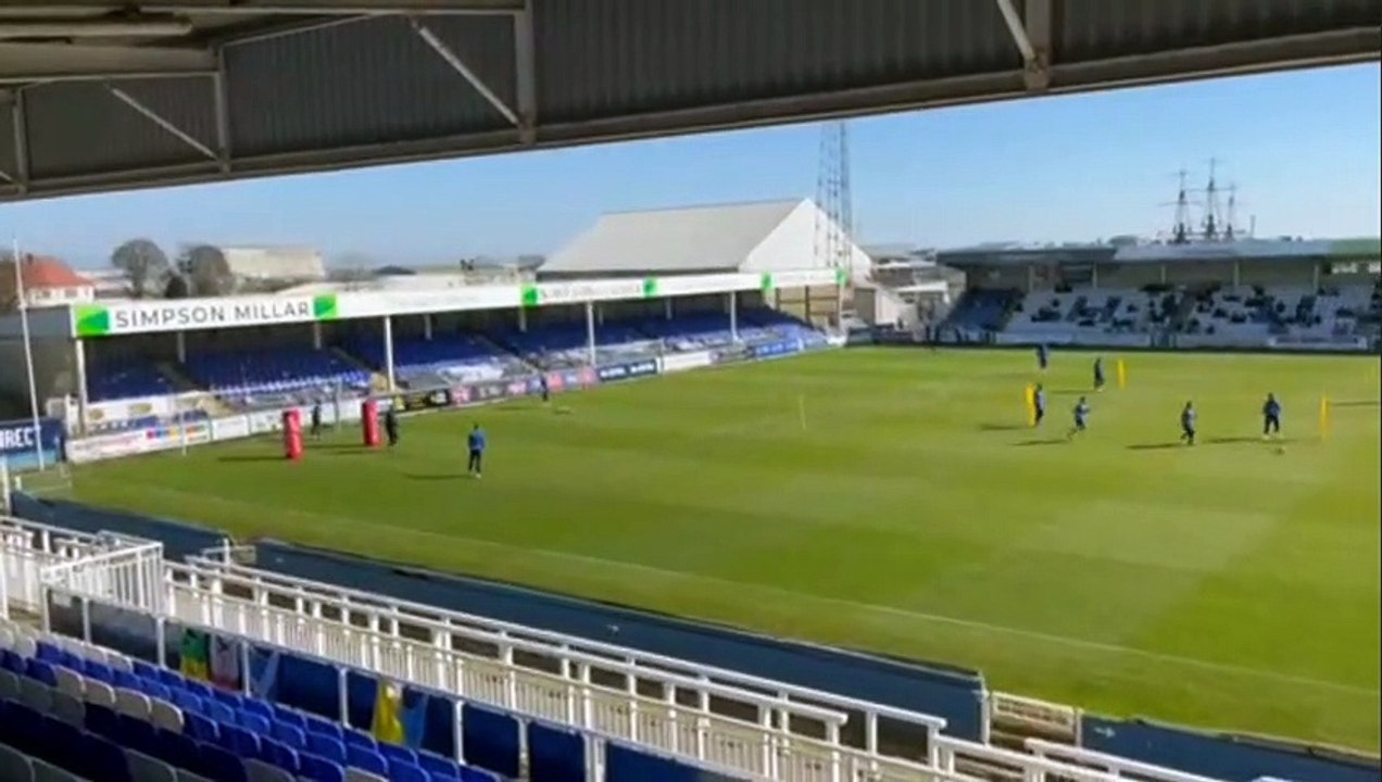 Hartlepool United's open training session at the Suit Direct Stadium ...
