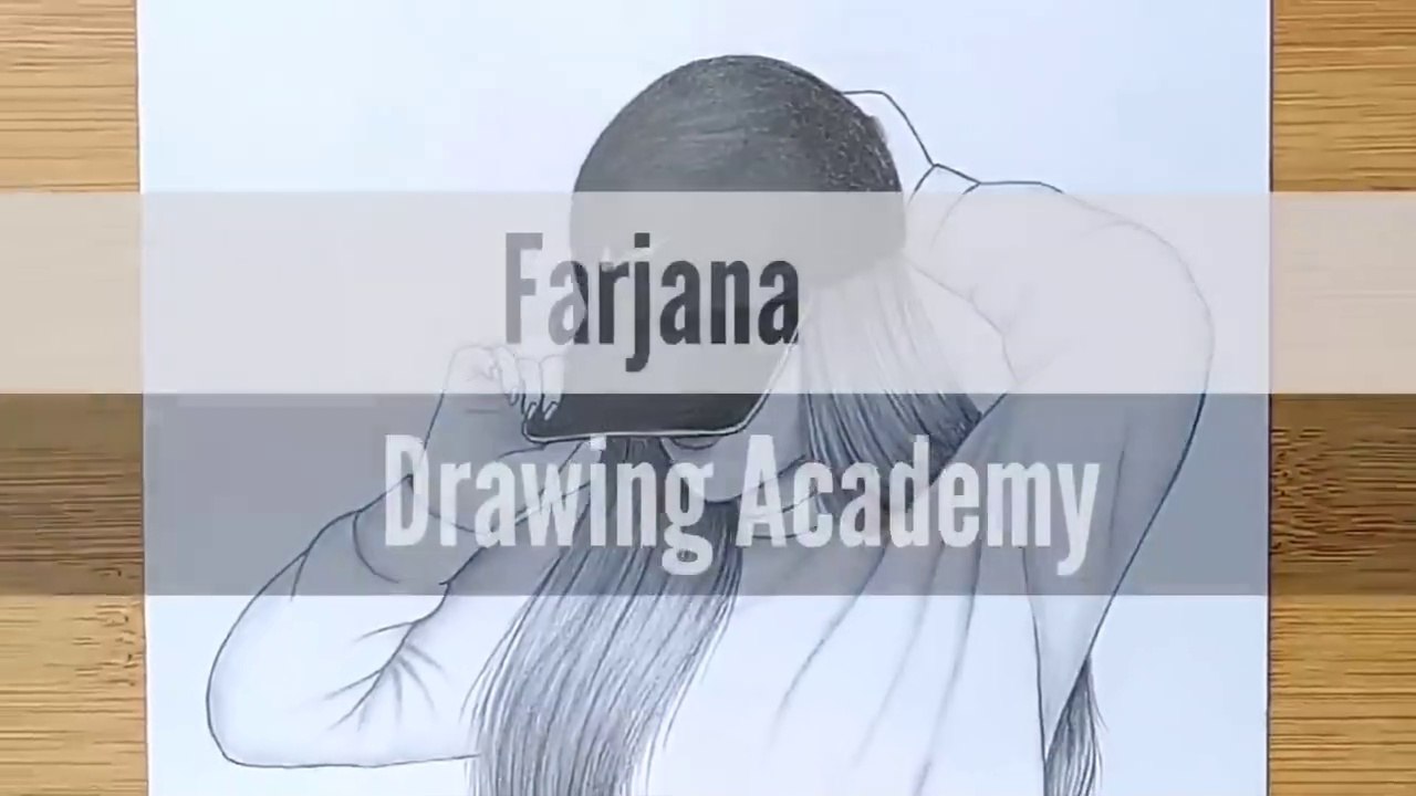 Hidden face drawing || How to draw a girl with cap || Pencil sketch ...