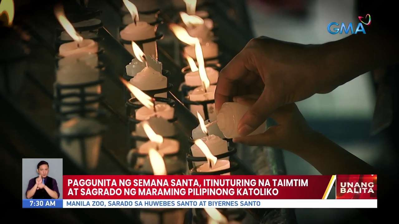 Paggunita ng Semana Santa, itinuturing na taimtim at sagrado ng ...