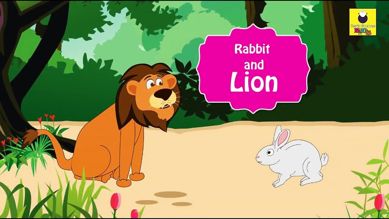 Rabbit and Lion - English Stories - Stories For Kids - Moral Stories ...