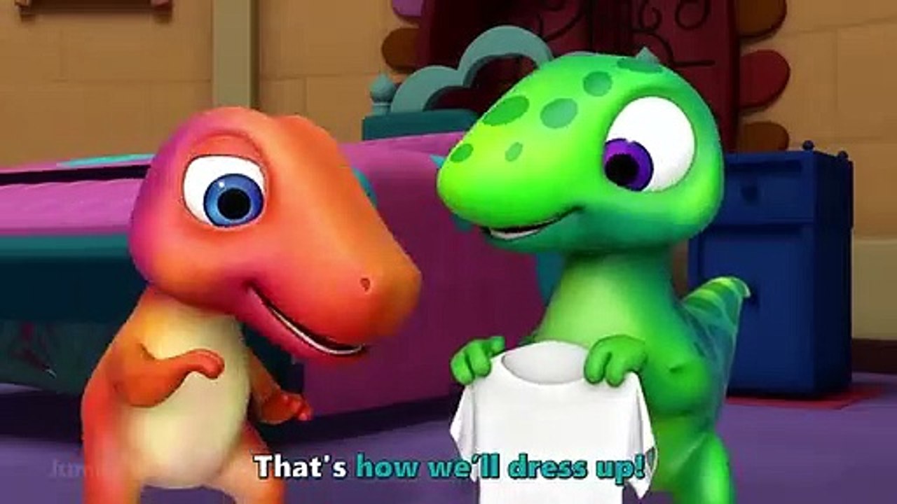 Dress up Song - Jumblikans Learning Songs - ChuChuTV Dinosaur Cartoon ...