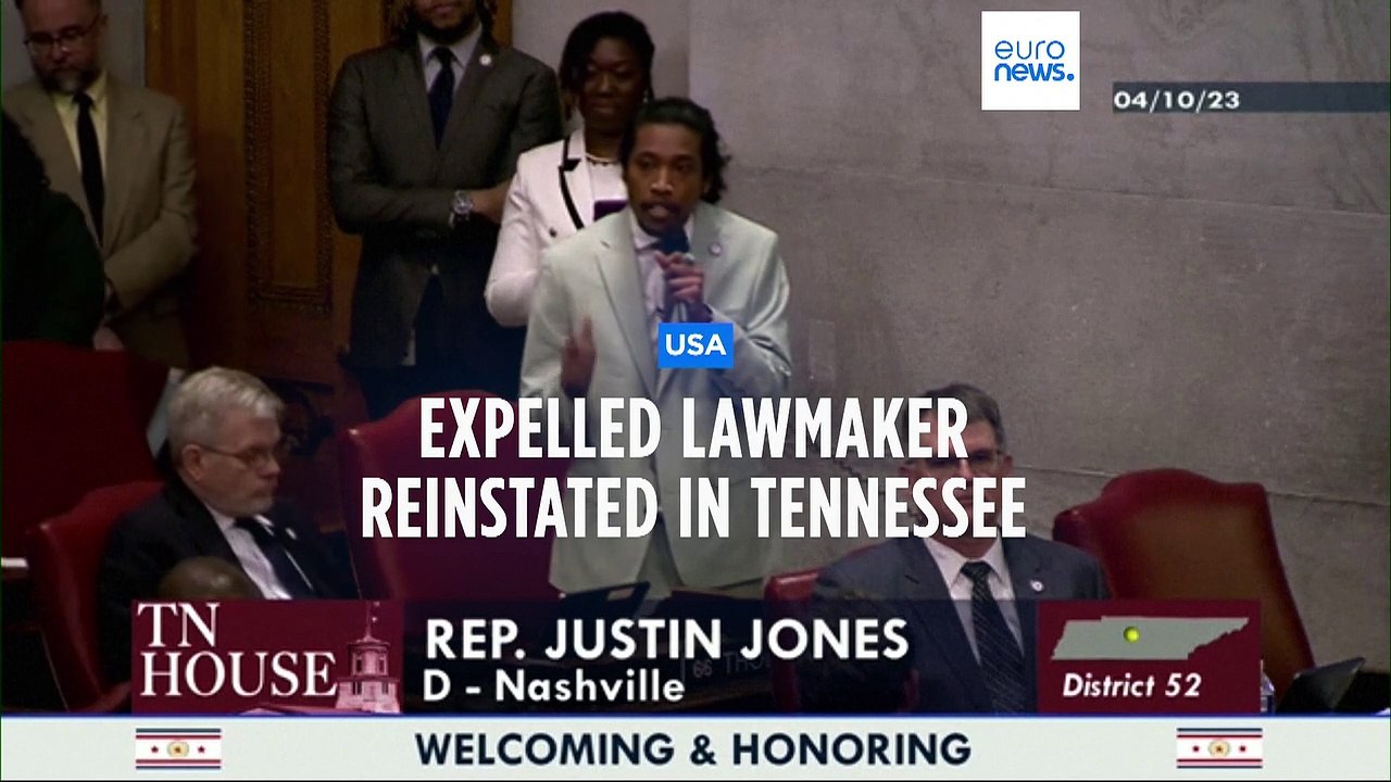 Expelled Tennessee lawmaker reinstated in House of Representatives ...