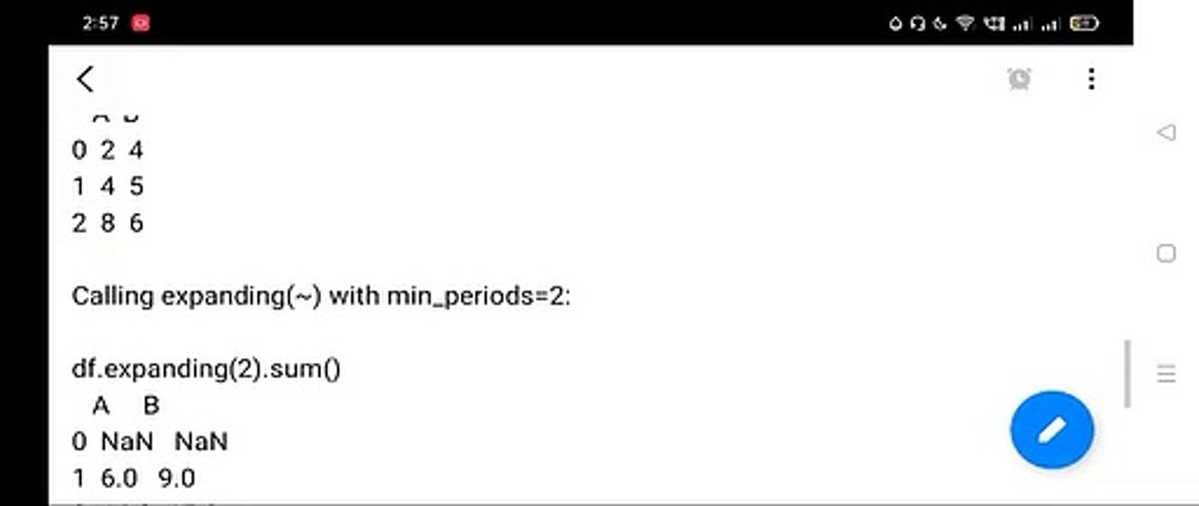 pandas_.expanding method()_statistical function using pandas_python - video Dailymotion