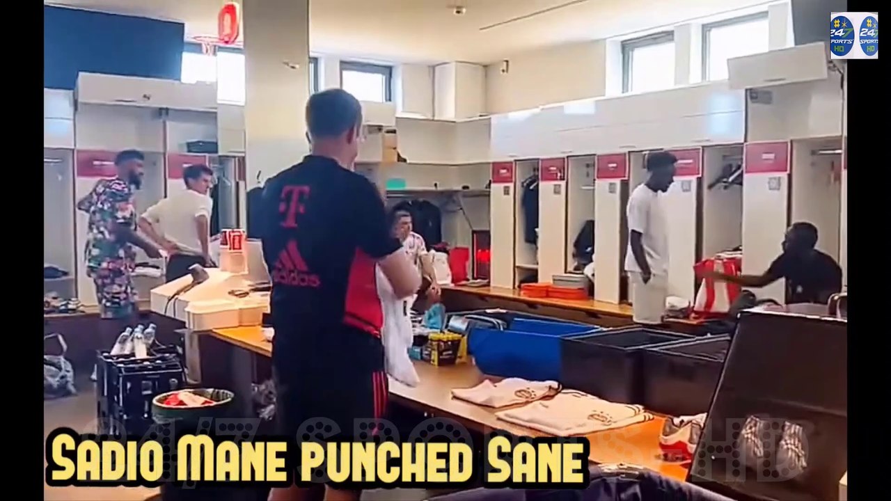 Sadio Mané Fight Sane in the Dressing room as Mane punch Leroy Sane’s ...