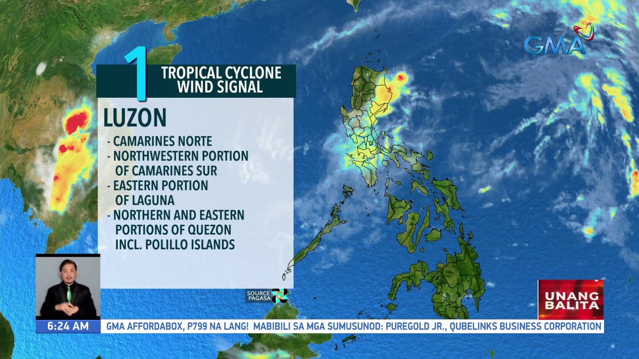 Bagyong #AmangPH, tinutumbok na ang hilagang baybayin ng Camarines ...