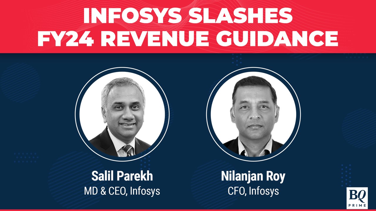 Infosys Slashes FY24 Revenue Guidance To 4-7% - video Dailymotion