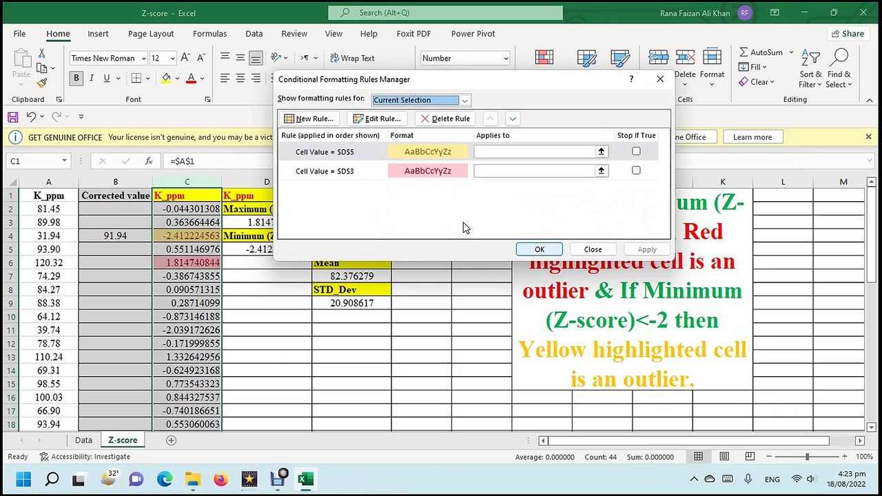 Outlier detection and removal in GIS data using Z-score - video Dailymotion