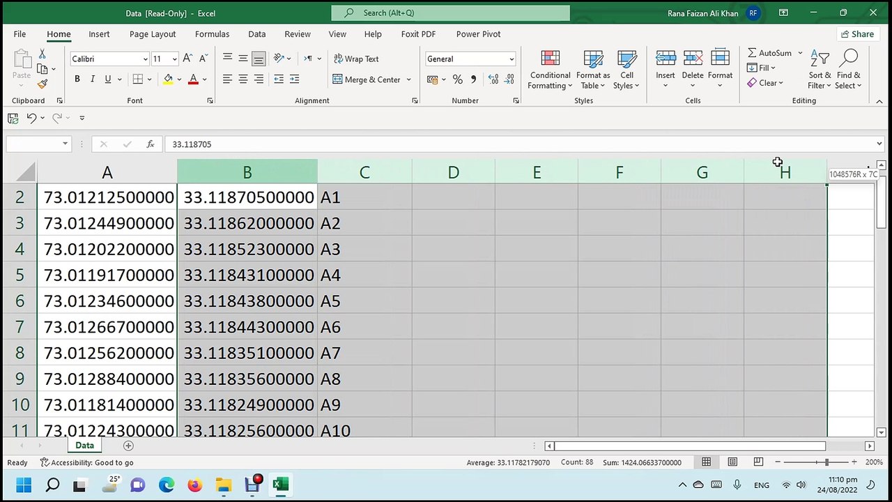 How to convert Decimal to DMS using excel - video Dailymotion