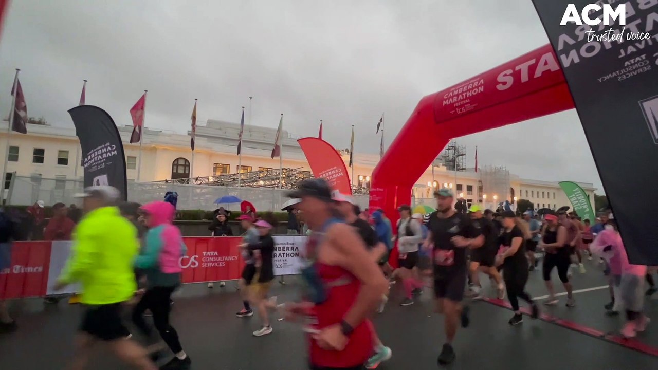 The Canberra Times Marathon Festival 2023 start - video Dailymotion