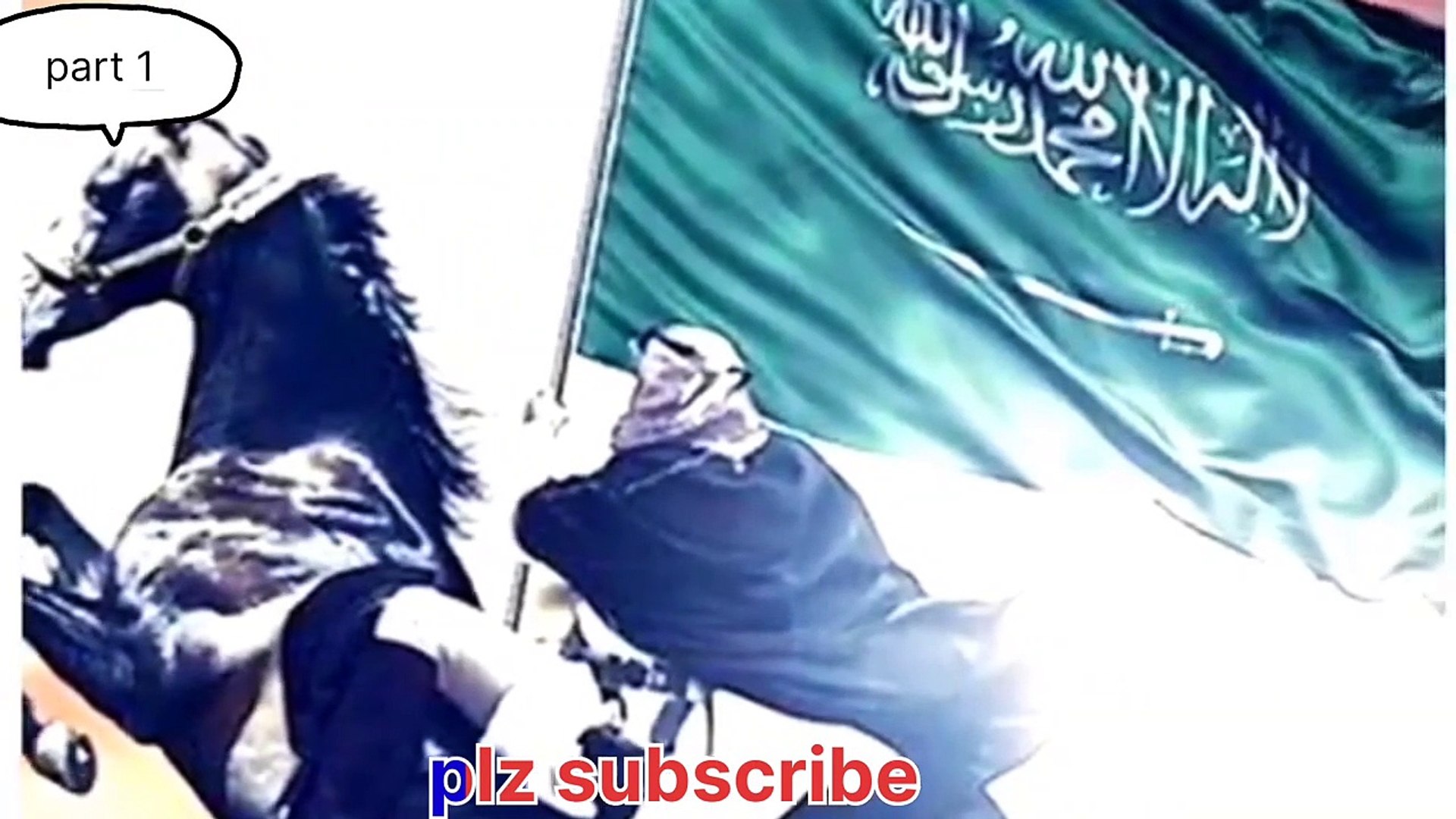 Islamic Flag With Horse