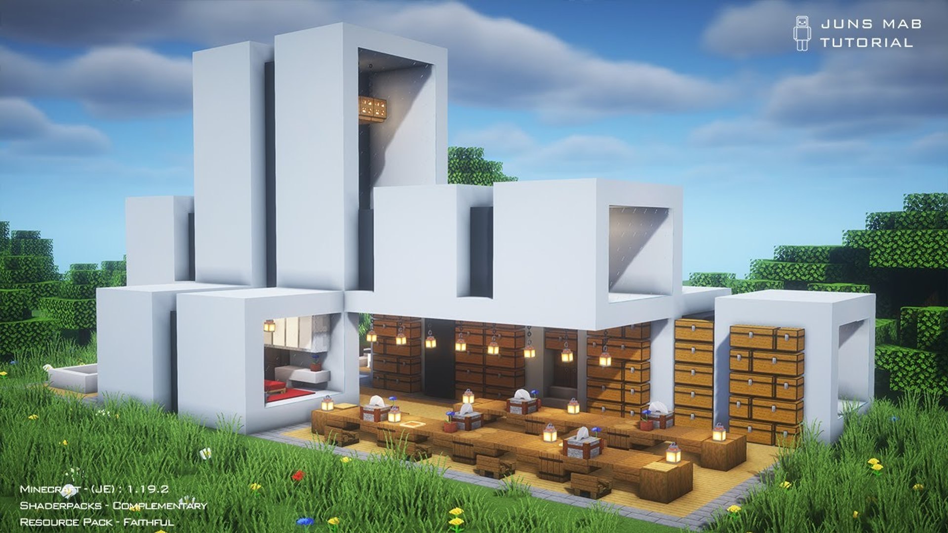 Minecraft Modern House Texture Pack