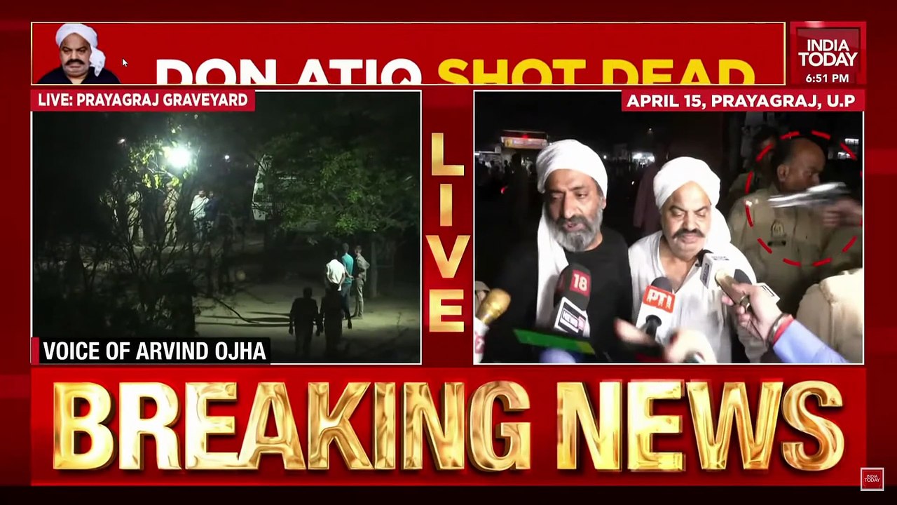 India: Matan a exlegislador y su hermano durante transmisión - Vídeo ...