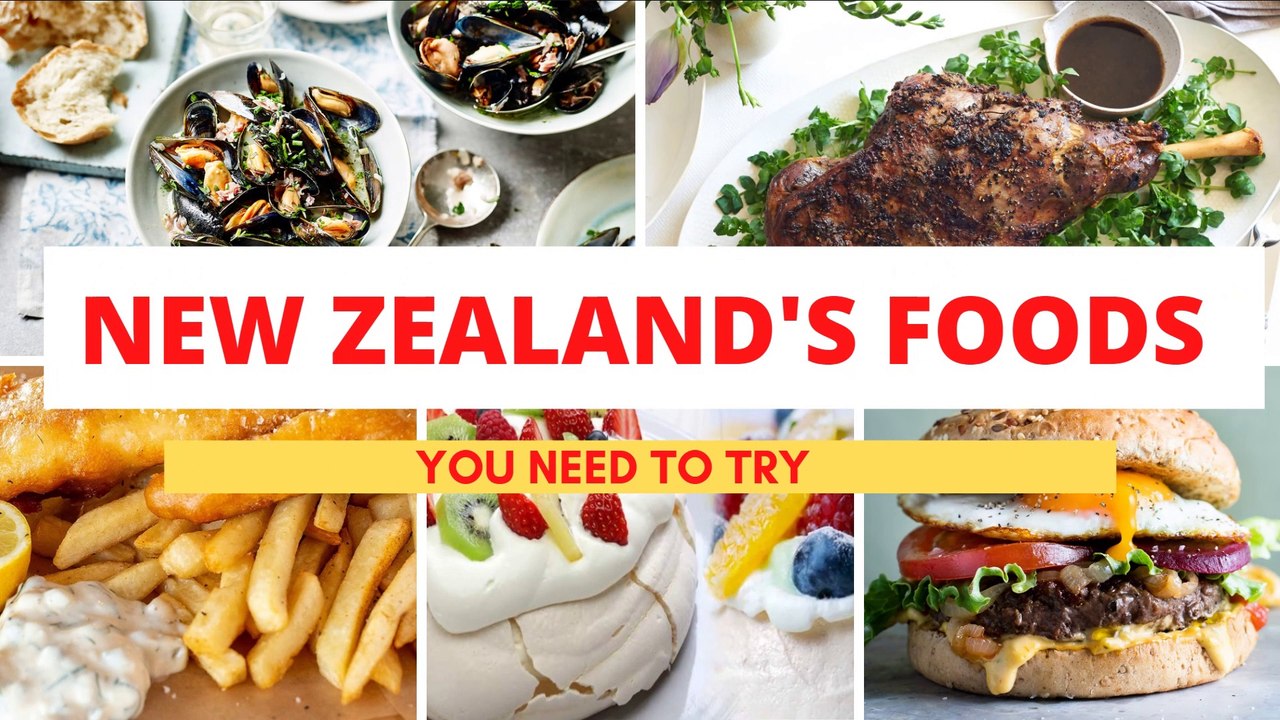 Most Popular New Zealand Foods | New Zealand Cuisine - video Dailymotion