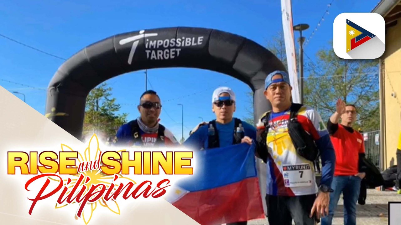 3 Pinoy ultramarathoners, matagumpay na naabot ang finish line sa 2-day ...