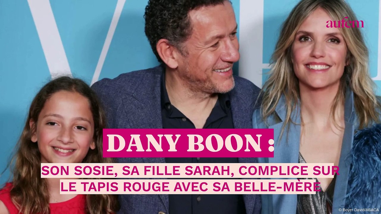 Dany Boon : son sosie, sa fille Sarah, complice sur le tapis rouge avec ...