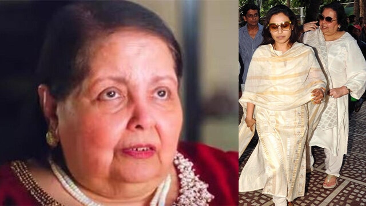 Rani Mukerji Mother In Law Pamela Chopra के साथ कैसा था Relationship ...