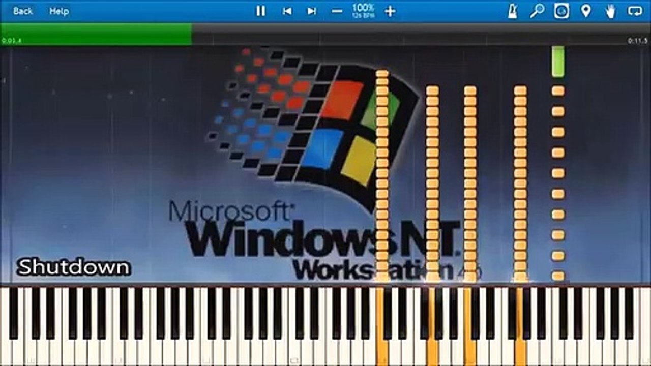WINDOWS STARTUP AND SHUTDOWN SOUNDS IN SYNTHESIA.mp4 - video Dailymotion