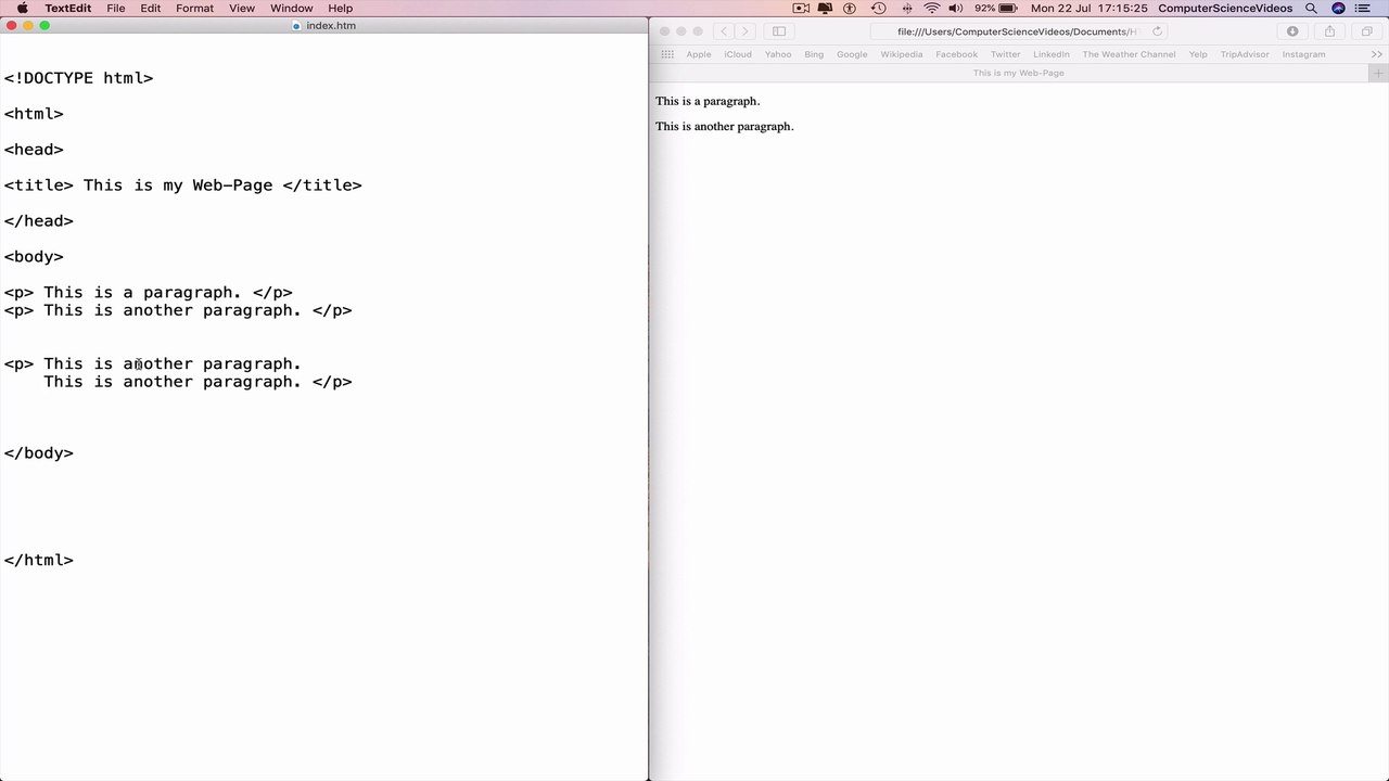 Programming In HTML5 - Tutorial 13 | HTML Paragraphs - video Dailymotion