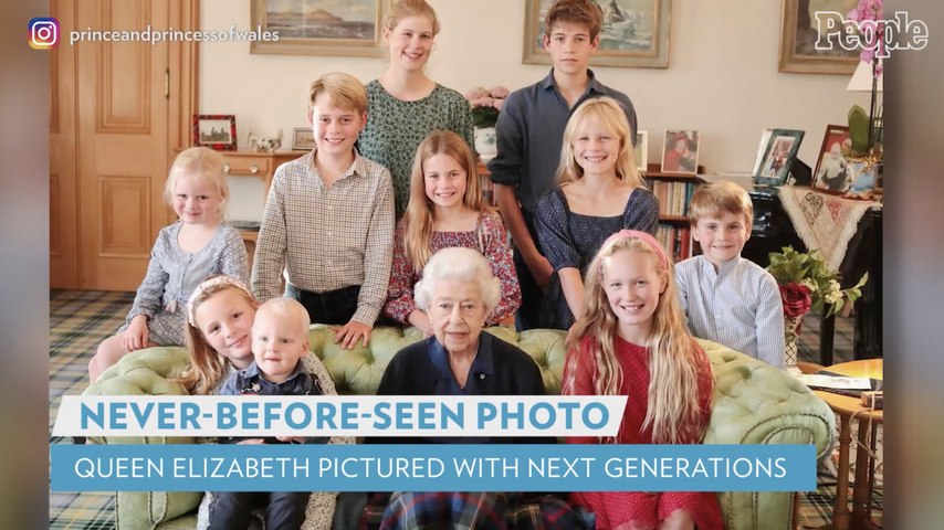 See the Newly Released Photo of Queen Elizabeth with the Next ...