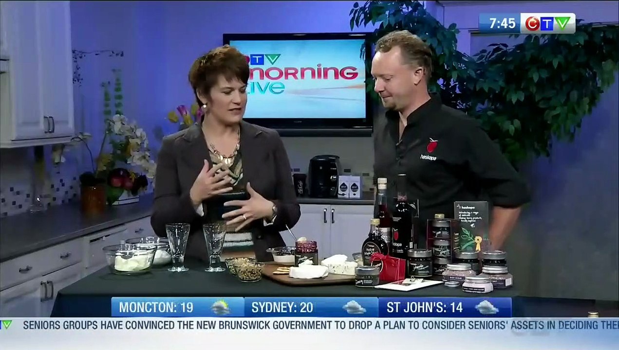 Excerpt from CTV Atlantic Morning Live. Cooking with the healthy haskap ...