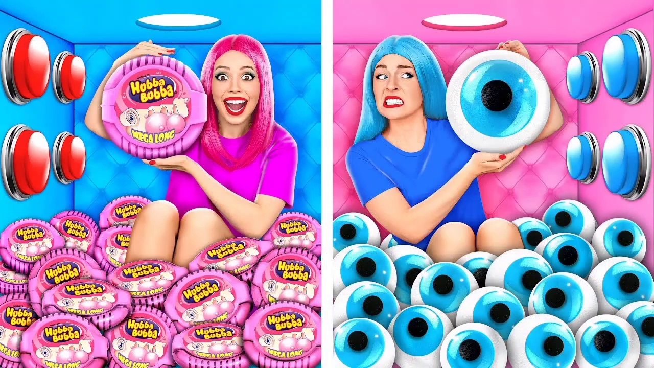 1000 Mystery Buttons Challenge Only 1 Let's you Escape | Funny ...