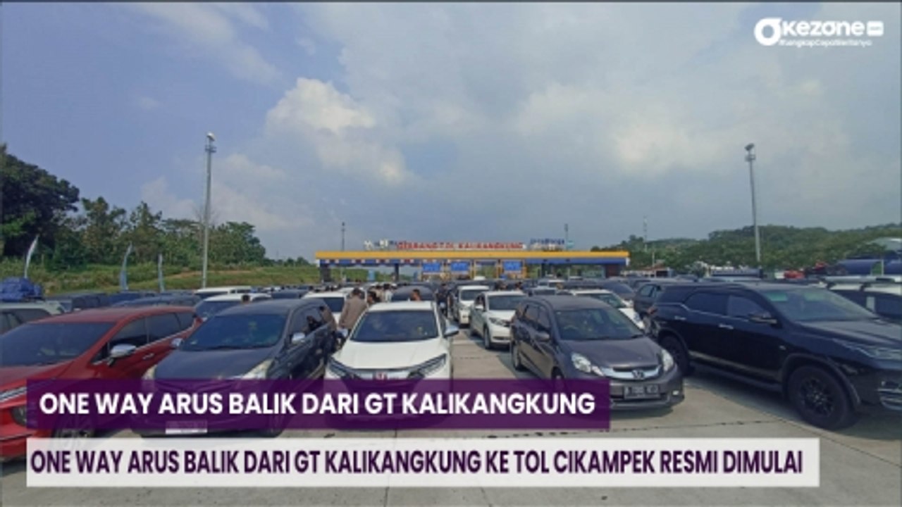 One Way Arus Balik dari GT Kalikangkung ke Tol Cikampek Resmi Dimulai ...