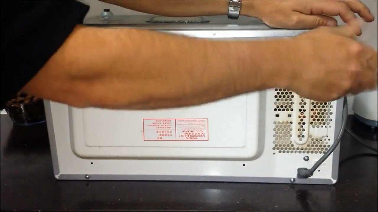 How To Replace A Microwave Turntable Motor - video Dailymotion