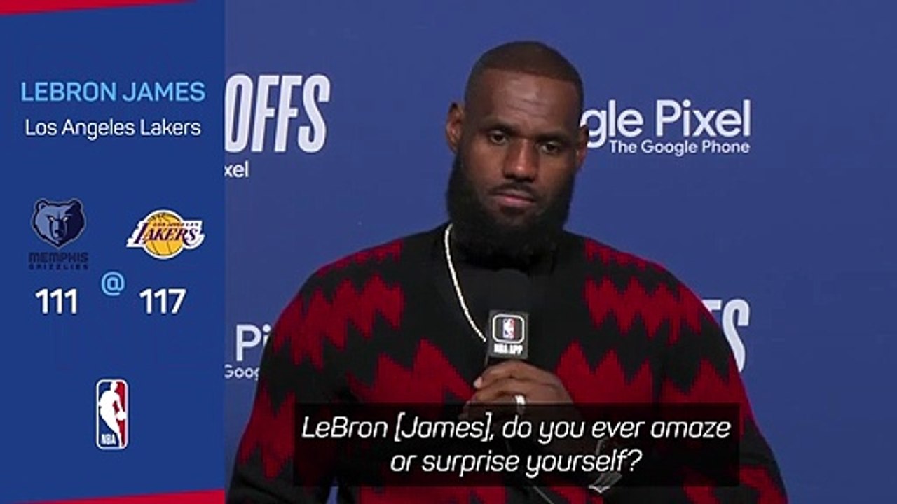 LeBron James 'surprised' by yet another career first - video Dailymotion
