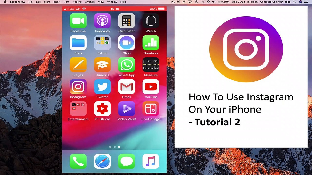 How to USE Instagram on iPhone - Sign In To Your Account | Tutorial 2 ...
