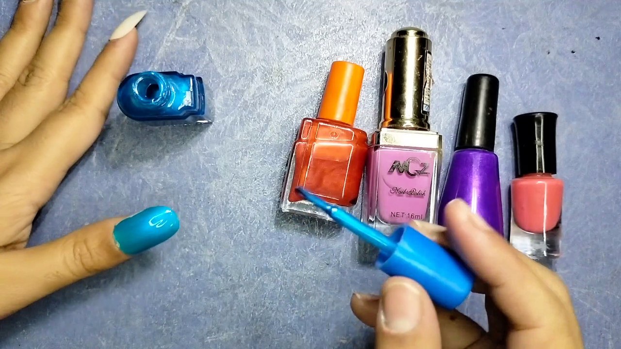 [Neil Polish Double Colors Try On Neils]MoonMakeupplanet - video ...