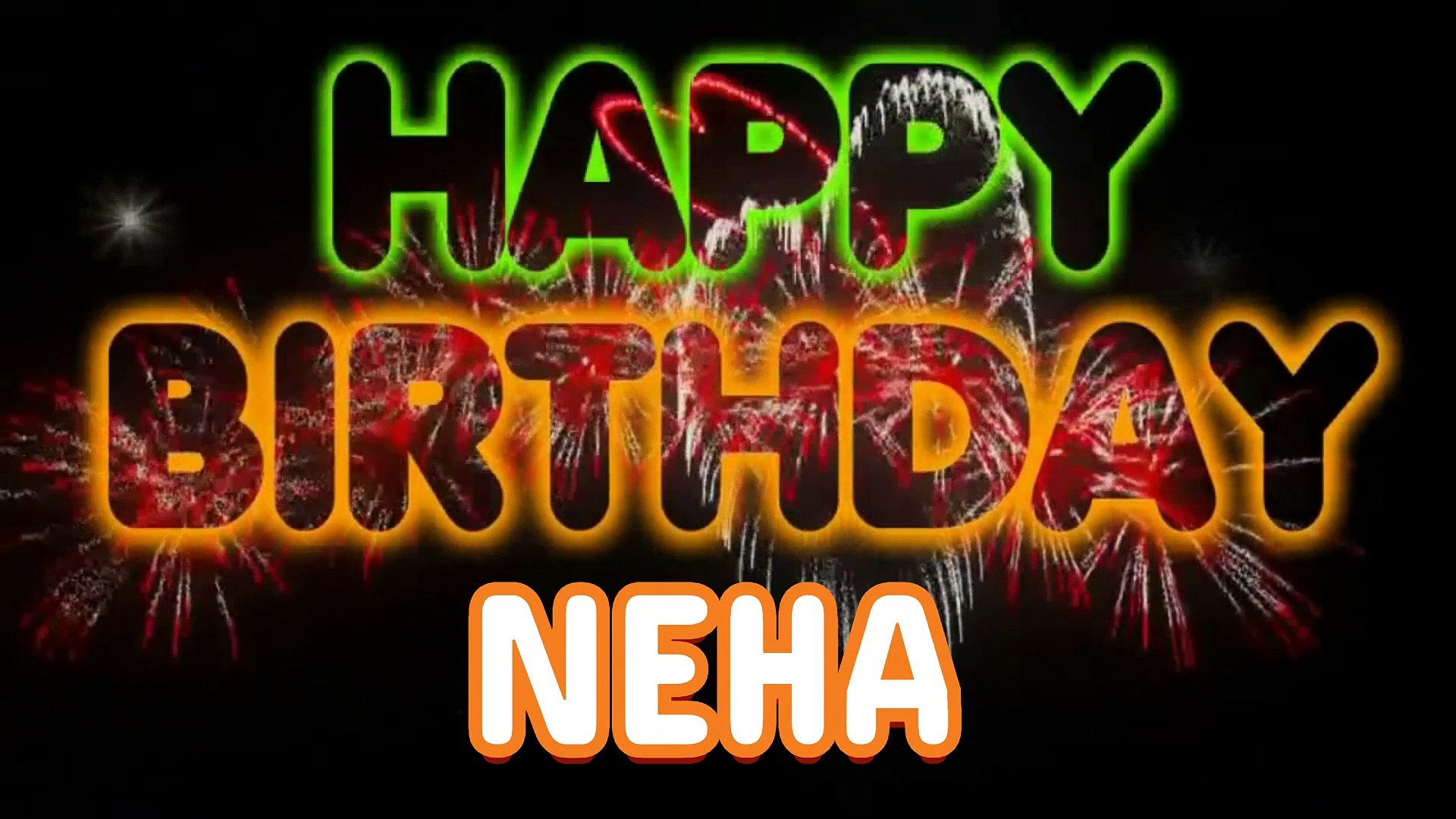 Happy Birthday Neha Logo